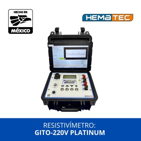 MEDIDOR DE RESISTIVIDAD DEL SUBSUELO MOD. GITO 220V PLATINUM - Bommus ...